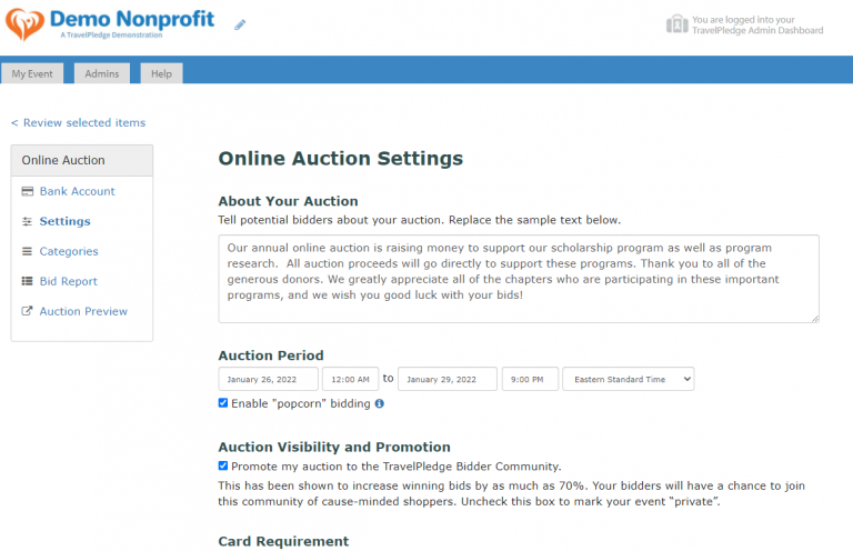 6 Simple Steps to Run an Online Auction Fundraiser - TravelPledge News